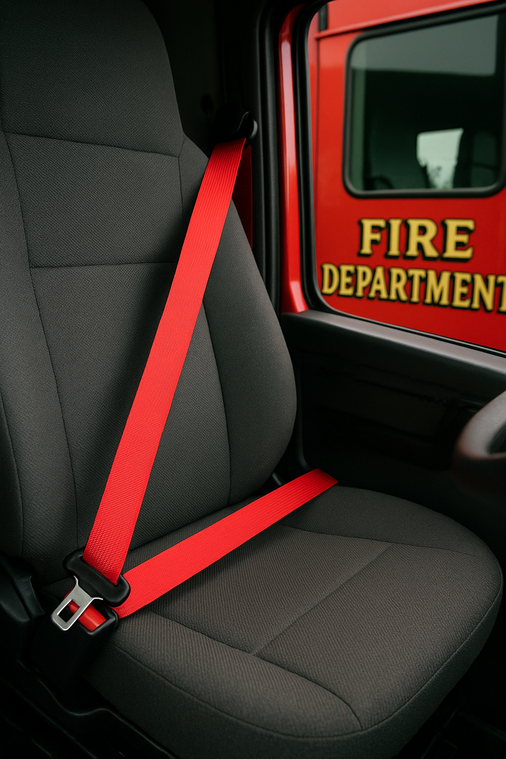 Why Fire Departments Use Red Seat Belts and How to Retrofit Older Trucks